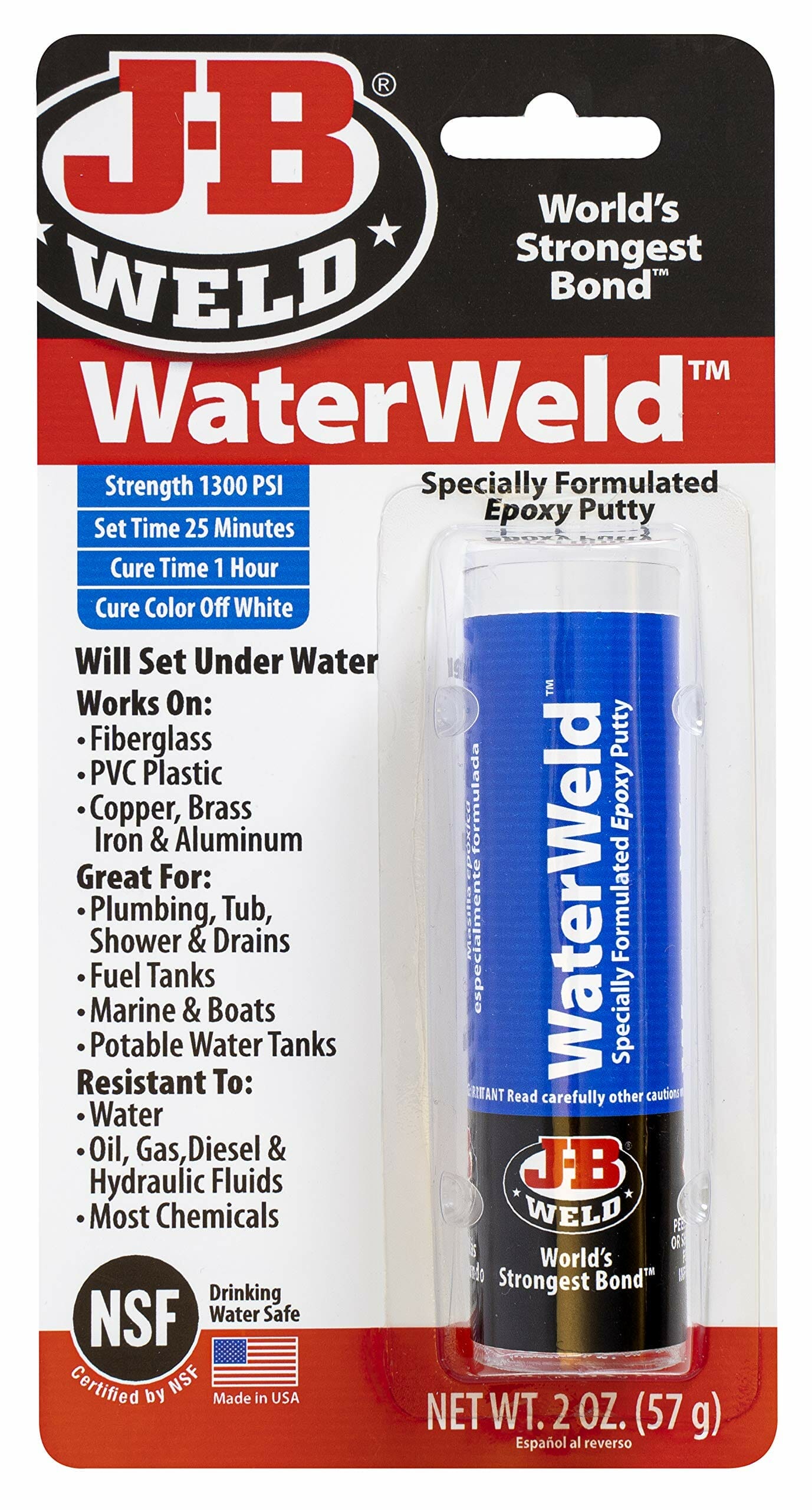 J-B Weld WaterWeld Epoxy Putty Stick Review